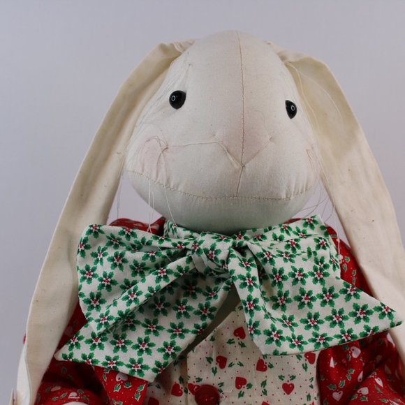 Handmade | Accents | Vintage Handmade Floppy Eared Rabbit Muslin Bunny ...